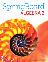 IXL skill plan | Algebra 2 plan for SpringBoard Mathematics