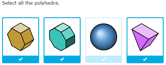 IXL - Identify polyhedra (Grade 6 maths practice)