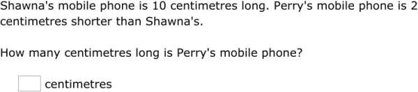 IXL - Metric units of length: word problems (Grade 1 maths practice)