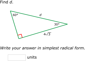 IXL - Special right triangles (Grade 10 maths practice)