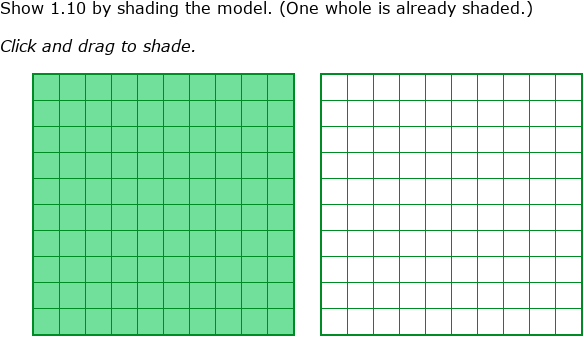 IXL - Model decimals and fractions (Grade 5 maths practice)