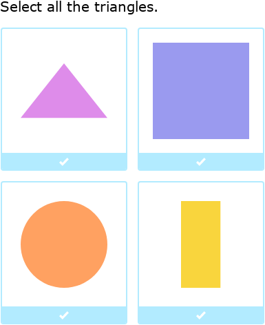 IXL - Triangles (Kindergarten maths practice)