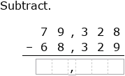 IXL - Subtract numbers up to five digits (Grade 4 maths practice)