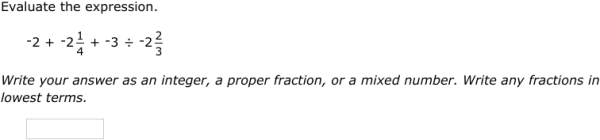 IXL - Evaluate numerical expressions involving fractions (Grade 7 maths practice)