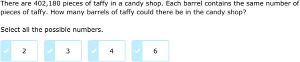 IXL - Divisibility rules: word problems (Grade 5 maths practice)
