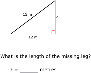IXL - Pythagoras' theorem: find the missing leg length (Grade 7 maths ...