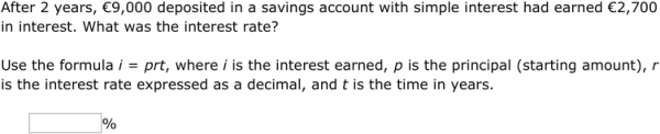 IXL - Simple interest (Grade 11 maths practice)