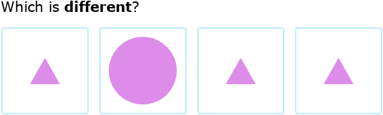 IXL - Different (Preschool maths practice)