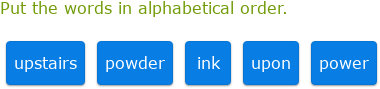 IXL - Alphabetical order (Grade 8 English practice)