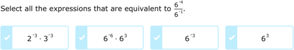 IXL - Identify equivalent expressions involving exponents (Grade 9 ...