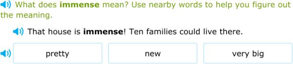 IXL - Use context to identify the meaning of a word (Grade 1 English ...