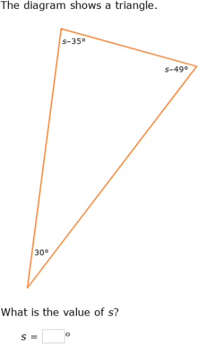 IXL - Triangle Angle-Sum Theorem (Grade 10 maths practice)