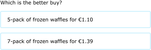 IXL - Unit prices (Grade 8 maths practice)