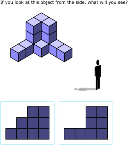 IXL - Front, side and top view (Grade 7 maths practice)