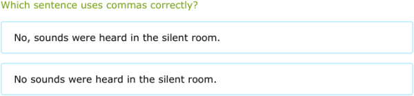 IXL - Commas with direct addresses and after introductory words (Grade ...