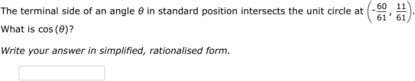 IXL - Find trigonometric ratios using the unit circle (Grade 11 maths ...