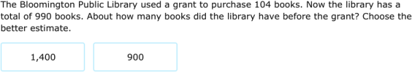 IXL - Estimate differences: word problems (Grade 3 maths practice)