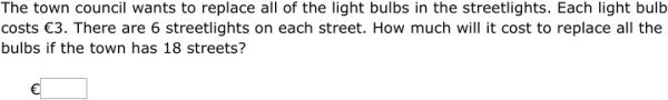 IXL - Multiply three or four numbers: word problems (Grade 5 maths ...