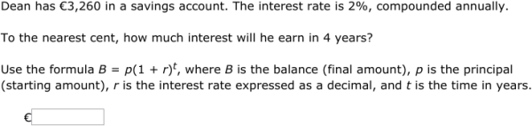 IXL - Compound interest (Grade 7 maths practice)