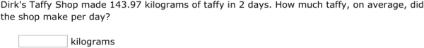 IXL - Divide decimals by whole numbers: word problems (Grade 6 maths ...