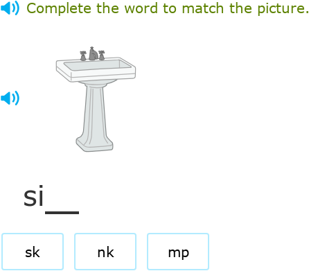 IXL - Complete the word with the right final consonant blend ...