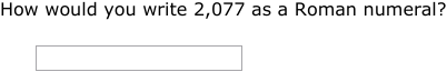IXL - Roman numerals (Grade 4 maths practice)