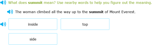 IXL - Use context to identify the meaning of a word (Grade 2 English ...