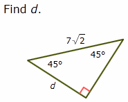 IXL - Special right triangles (Grade 10 maths practice)
