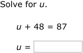 IXL - Solve one-step equations with whole numbers (Grade 6 maths practice)