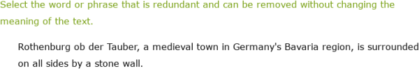 IXL - Remove redundant words or phrases (Grade 9 English practice)
