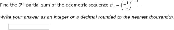 IXL - Partial sums of geometric series (Grade 11 maths practice)