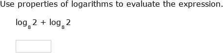 IXL - Evaluate logarithms using properties (Grade 12 maths practice)
