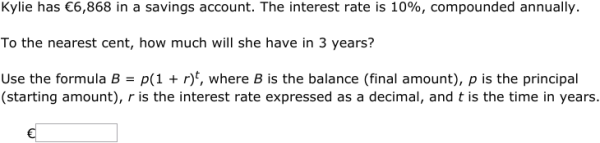 IXL - Compound interest (Grade 8 maths practice)