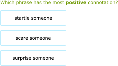 IXL - Positive and negative connotation (Grade 5 English practice)