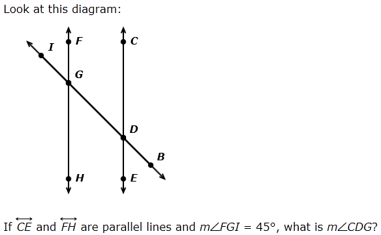 IXL - Transversals of parallel lines: find angle measures (Grade 10 ...