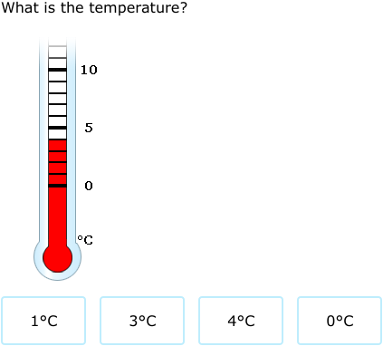 IXL - Read a thermometer (Grade 3 maths practice)