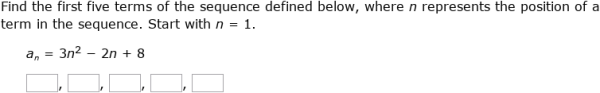 IXL - Evaluate variable expressions for number sequences (Grade 9 maths ...