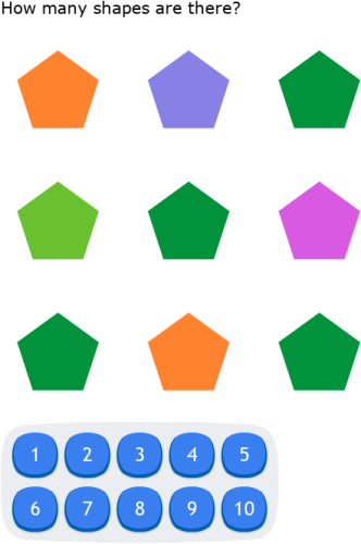 IXL - Count to 10 (Kindergarten maths practice)