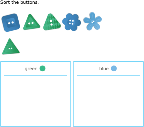 IXL - Classify and sort (Kindergarten maths practice)
