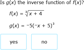 IXL - Identify inverse functions (Grade 11 maths practice)