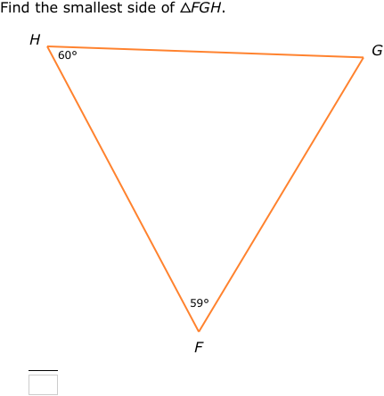 IXL - Angle-side relationships in triangles (Grade 11 maths practice)