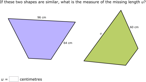 IXL - Find side lengths of similar figures (Grade 6 maths practice)