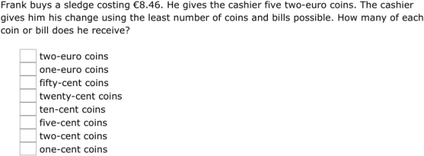 IXL - Making change (Grade 3 maths practice)