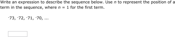 Ixl Write Variable Expressions For Arithmetic Sequences Grade 9