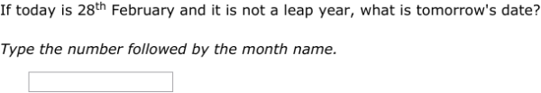 IXL - Number of days in each month (Grade 2 maths practice)
