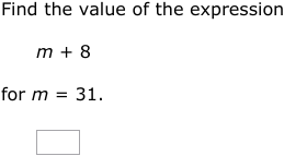 IXL - Evaluate variable expressions (Grade 4 maths practice)