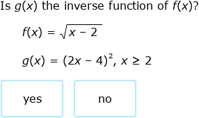 IXL - Identify inverse functions (Grade 12 maths practice)