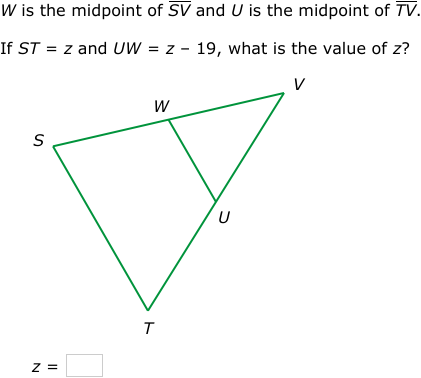 IXL - Midsegments of triangles (Grade 10 maths practice)