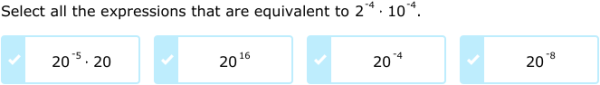 IXL - Identify equivalent expressions involving exponents (Grade 8 ...