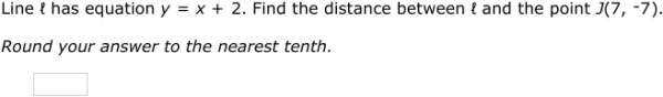 IXL - Find the distance between a point and a line (Grade 10 maths ...